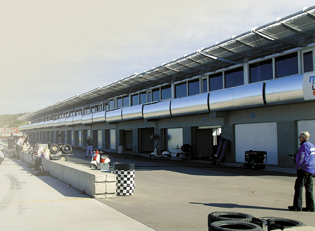 Pit Row Improvements for Laguna Seca
