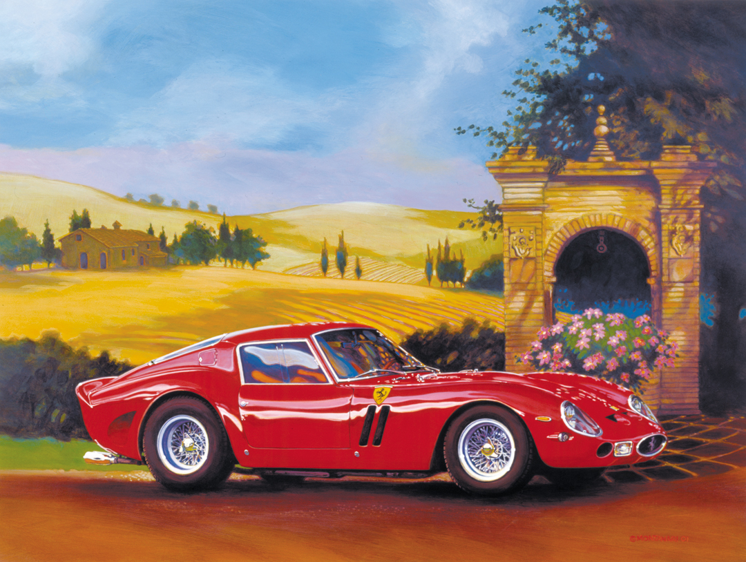 Automotive Art - Thom Montanari's "Sergio’s Masterpiece"