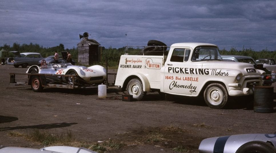 Vintage Indy Car Haulers A McLaren Race Car Trailer!