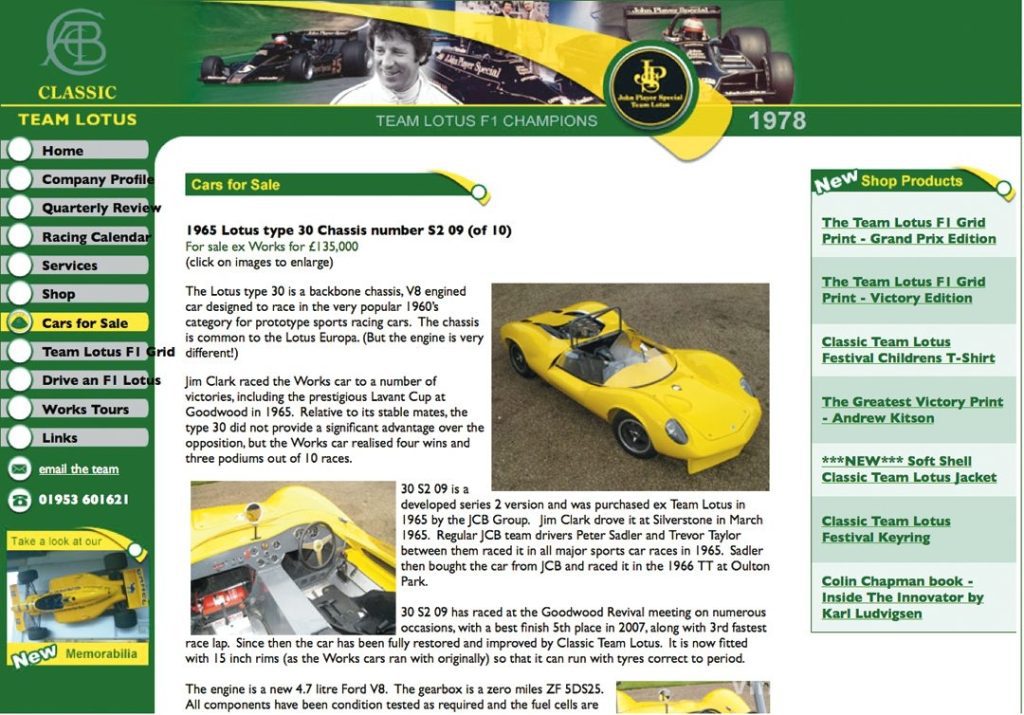 Classic Team Lotus