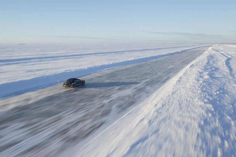 Bentley Sets World Speed Record on Ice