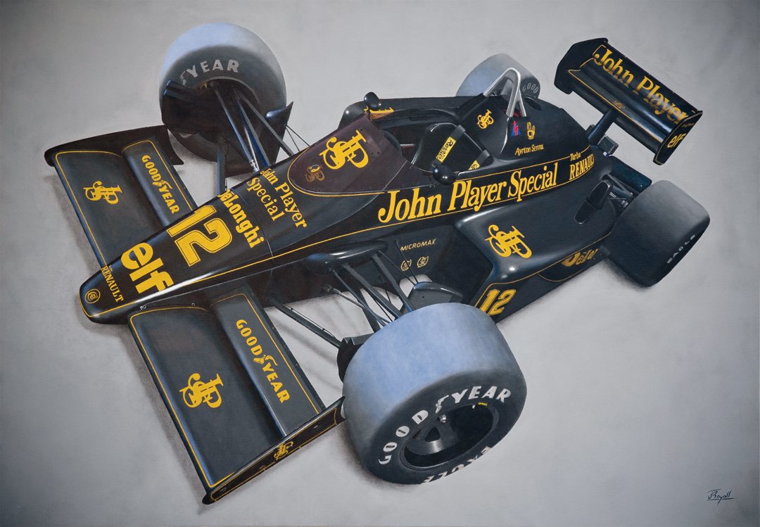 Automotive Art - Josh Boyall's "Black and Gold"