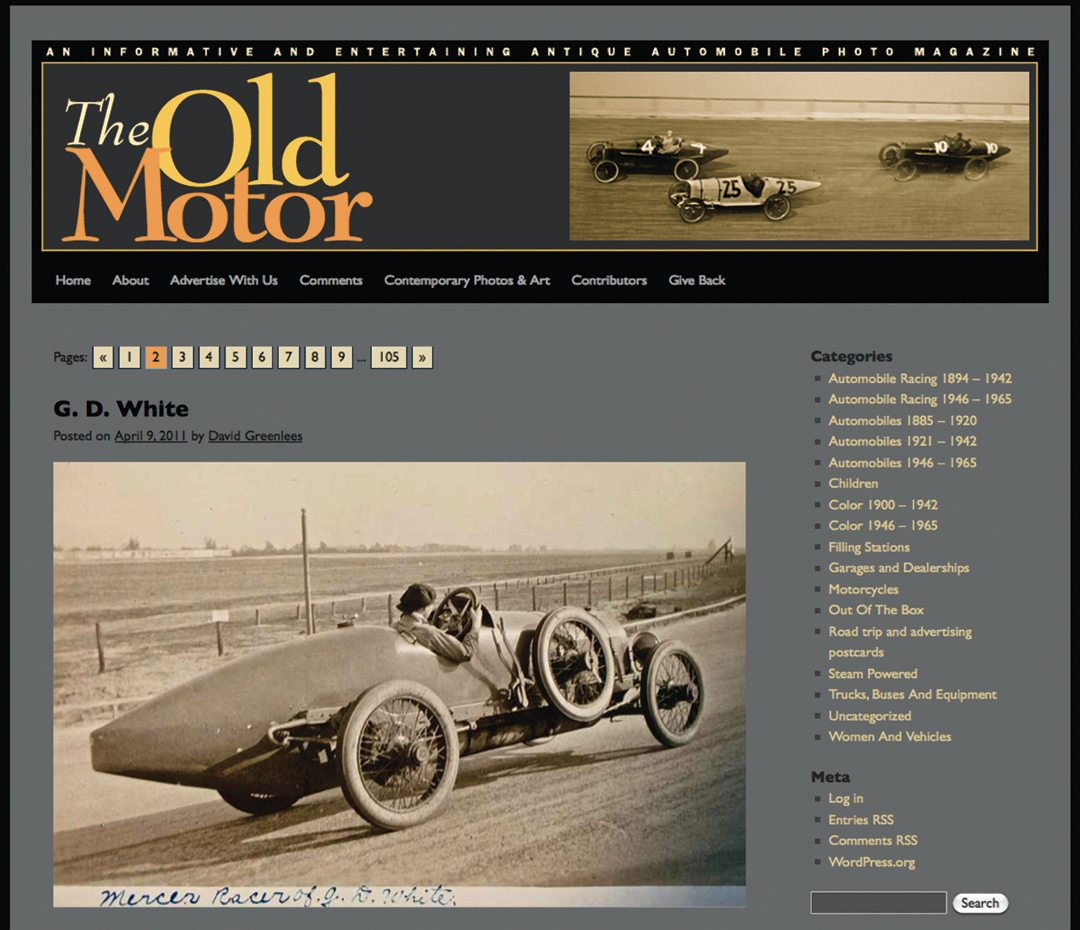 Automotive Art - The Old Motor