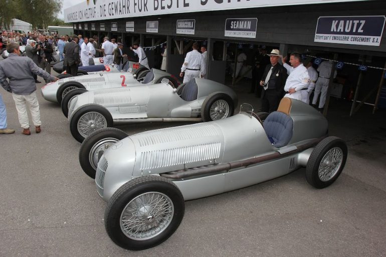 Silver Arrows at the Goodwood Revival 2012