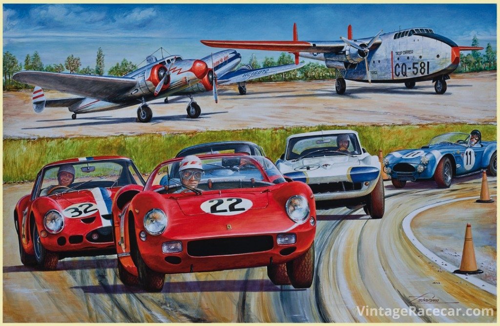 Automotive Art – Fabrice Lachavanne's “The 12 hours of Sebring, March 1964”