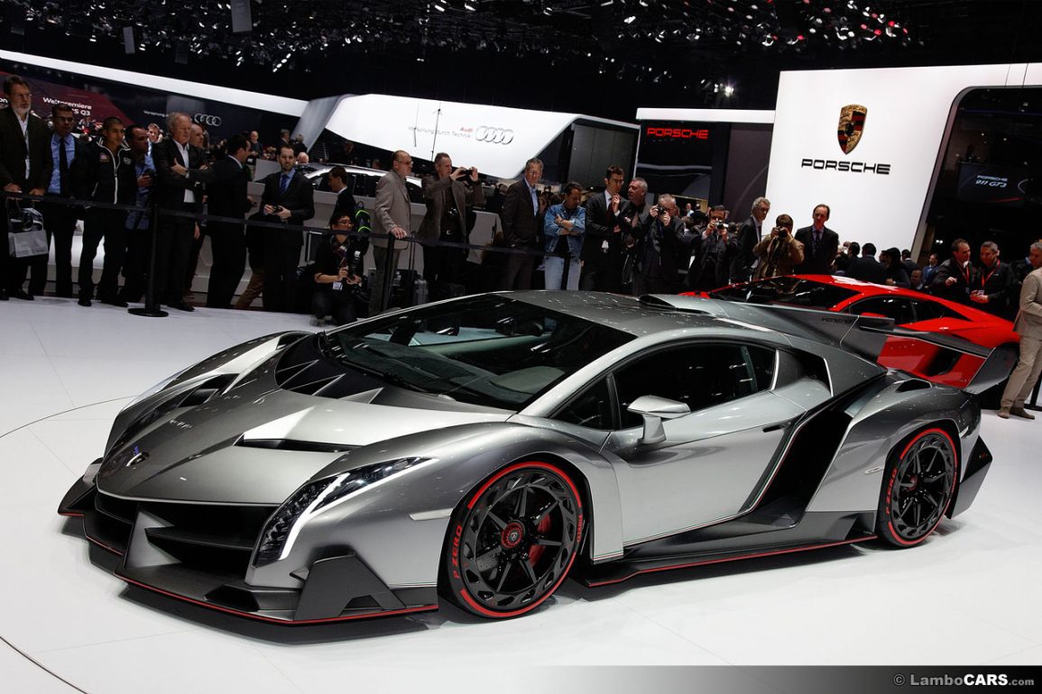 The Lamborghini Veneno, a LeMans race car for the road