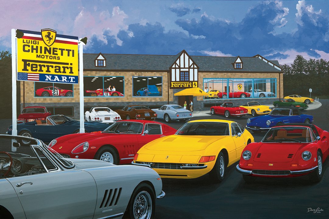 Automotive Art – Chinetti Greenwich