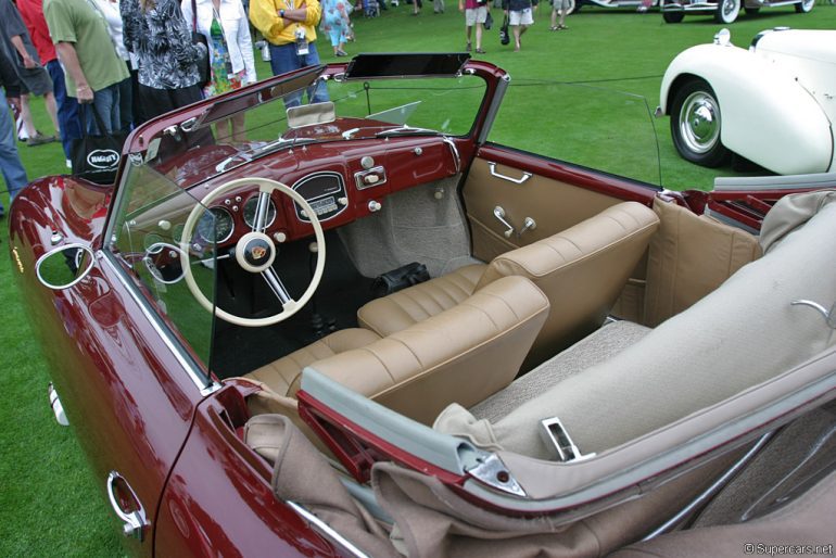 1955 Porsche 356/1500 Continental Cabriolet Image Gallery