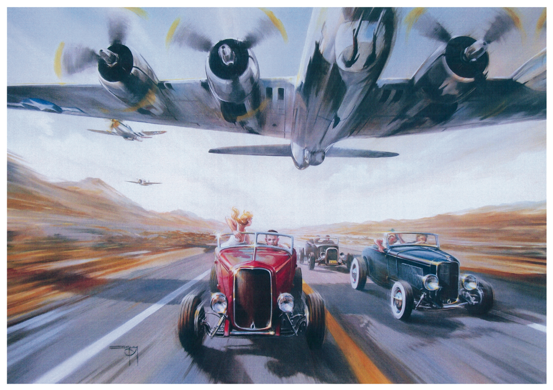 Automotive Art – Ian Guy's "Low Flyers"