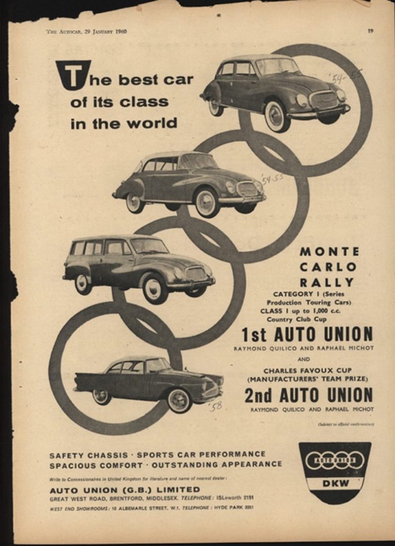 1958 DKW Monza - Three Equals Six