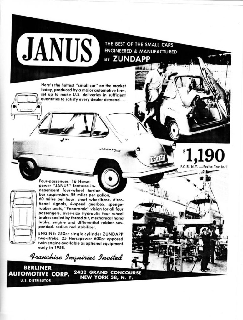 1958 Zündapp Janus 250