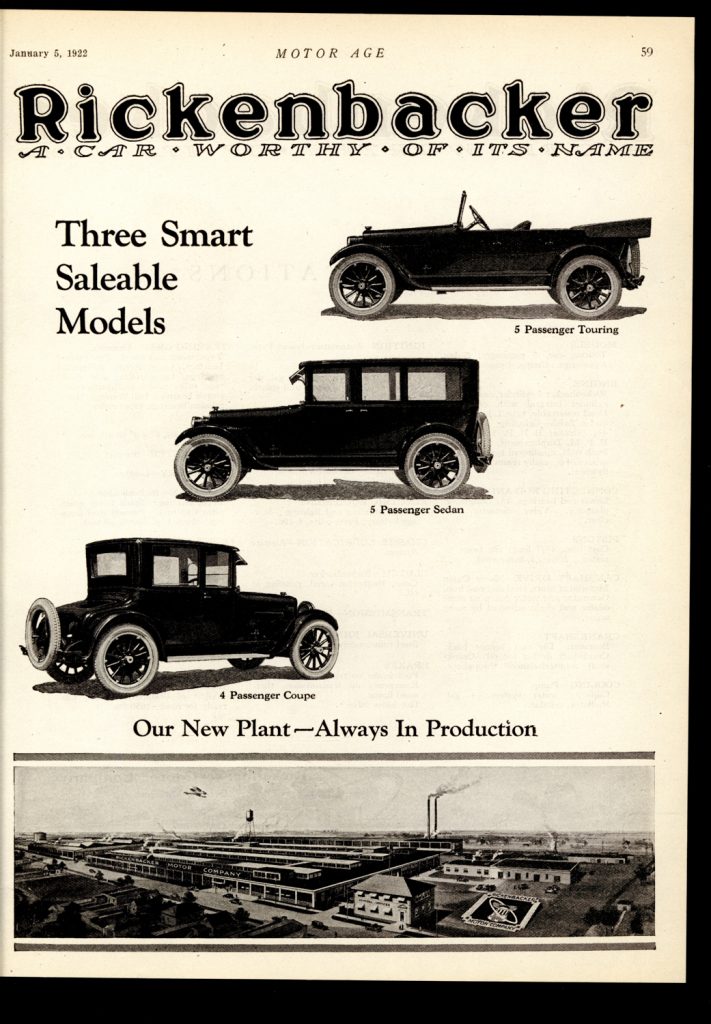 1925 Rickenbacker D6 Sedan - Hat in the Ring