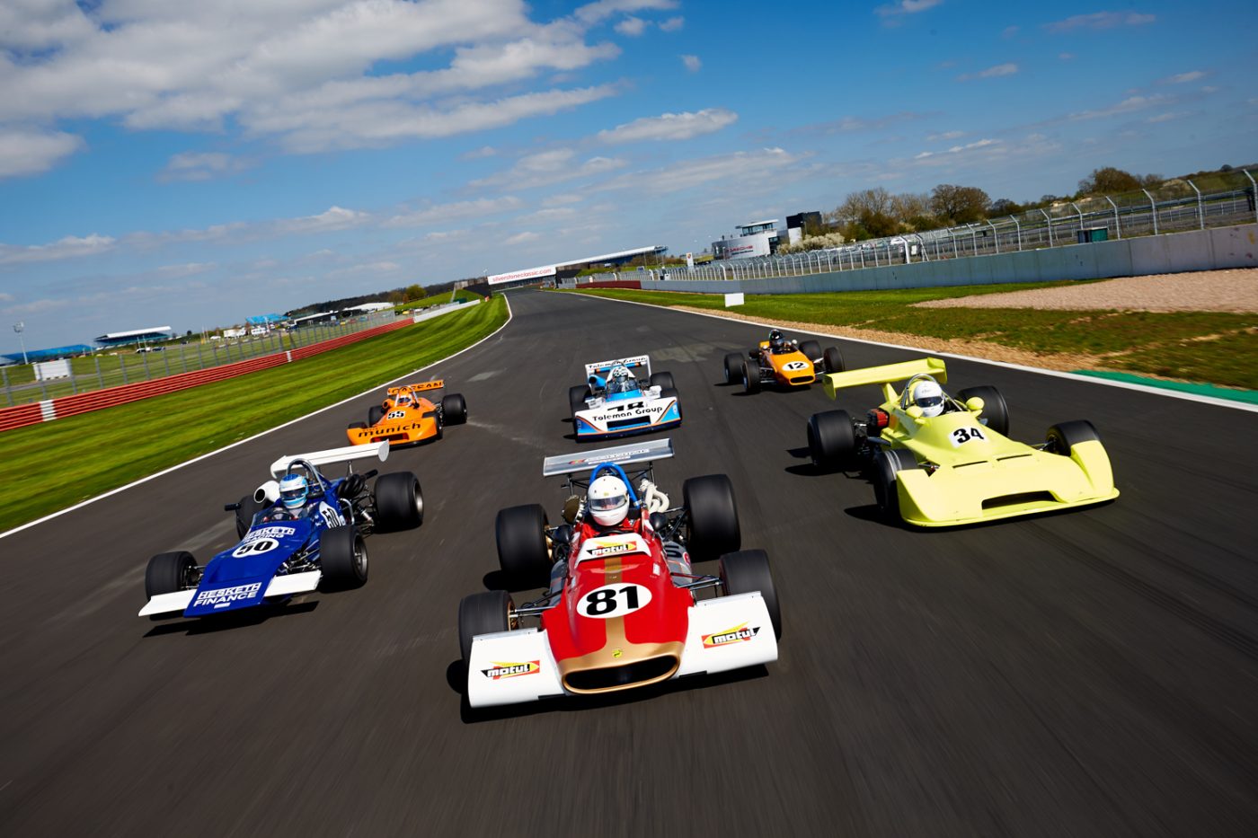 Silverstone Classic (2019) - Huge F2 Grid for Silverstone Classic