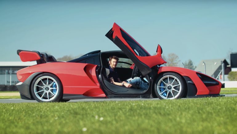 Watch the McLaren Senna Drive Around Regular Roads Then Honor Senna's ...