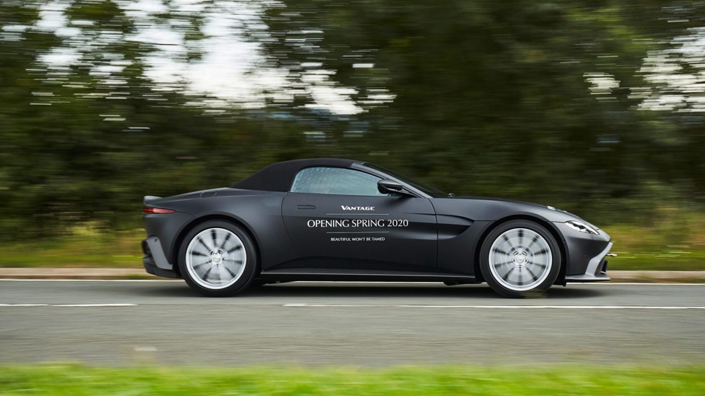 Aston Martin Released Images of the Vantage Roadster Prototype