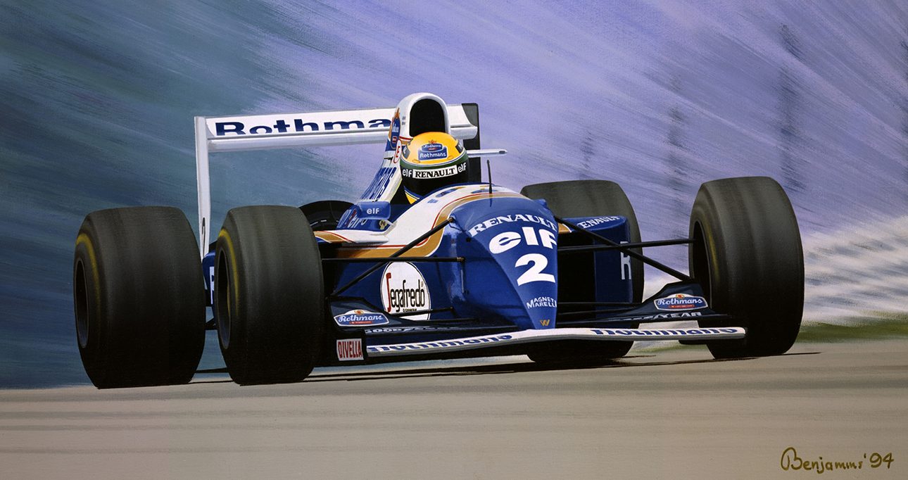 Automotive Art - Arthur Benjamins’ "Ayrton Senna"