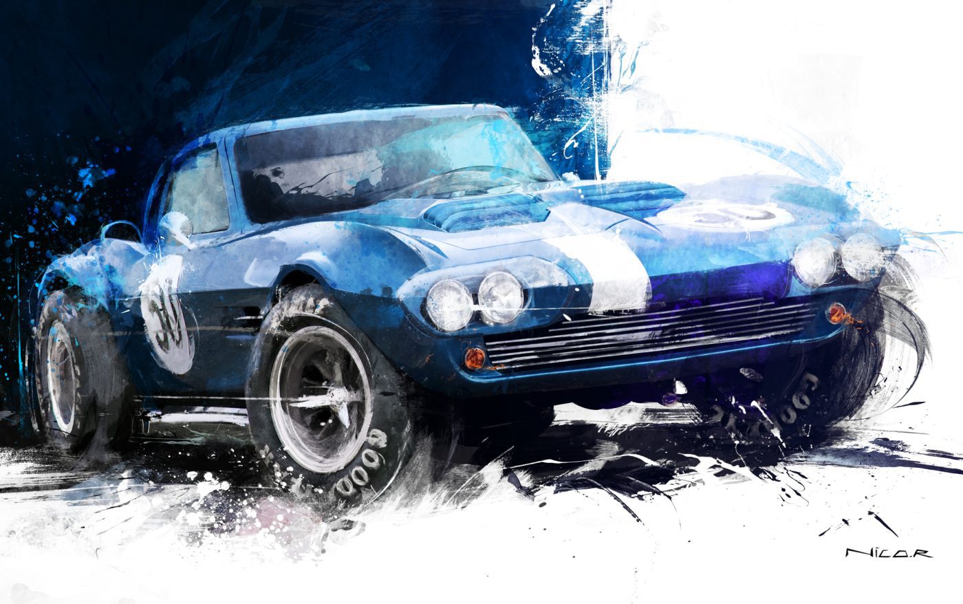 Automotive Art - Nicolas Rousselet's "BADASS"