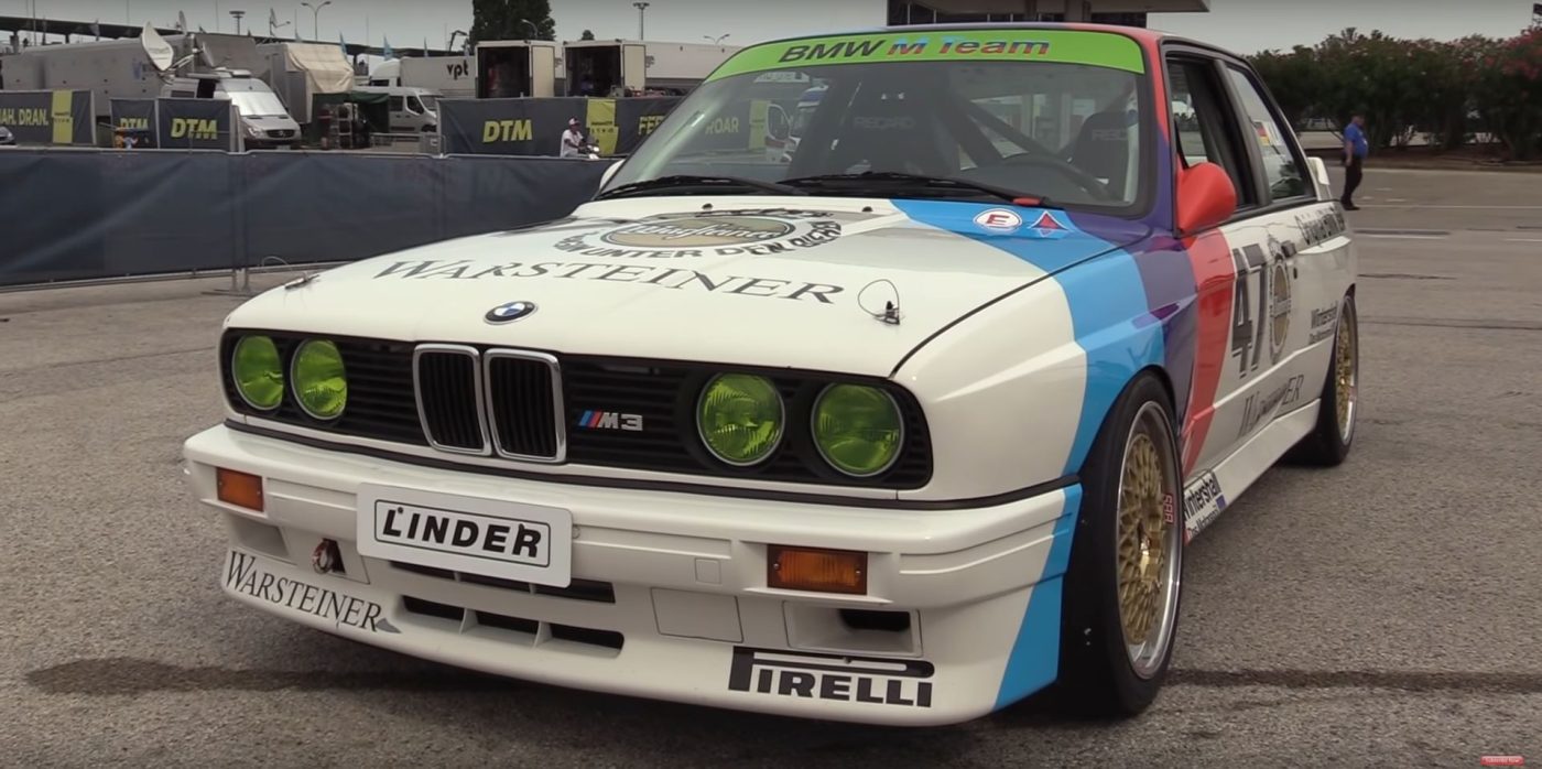 1990 BMW E30 M3 DTM Race Car At Full Throttle [VIDEO]
