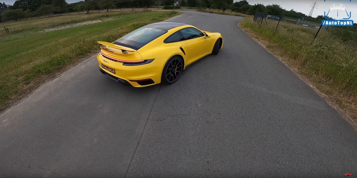 AutoTopNL Takes A Porsche Type 992 911 Turbo S On The Autobahn