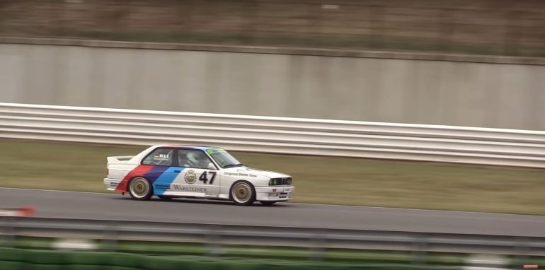 VIDEO: 1990 BMW E30 M3 DTM Race Car At Full Throttle [VIDEO]