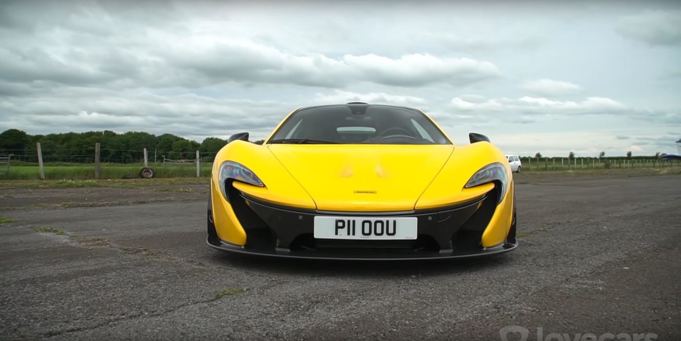 Watch A McLaren P1 Drag Race Against A Porsche Taycan Turbo S