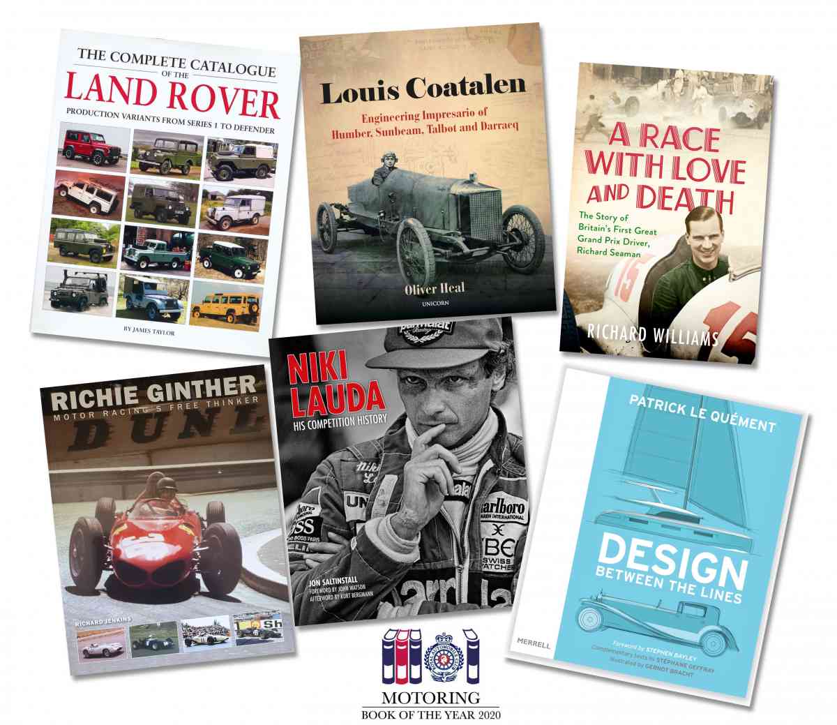 6 Must-Read Books Compete for Motoring Book of the Year 2020