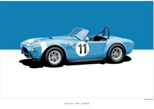 Automotive Art – Arthur Schening's 1964 Cobra 289 Roadster