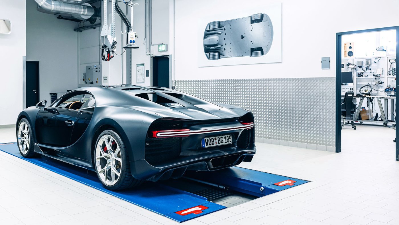 The Bugatti Chiron 4-005 prototype