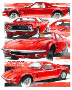 Automotive Art – Fernando Hoyos' Ford Mach 2 Concept