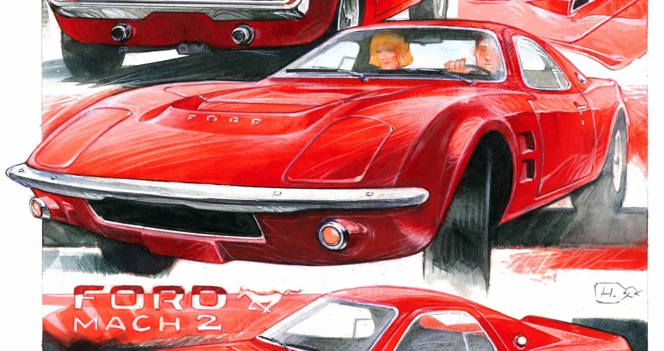 Automotive Art – Fernando Hoyos' Ford Mach 2 Concept