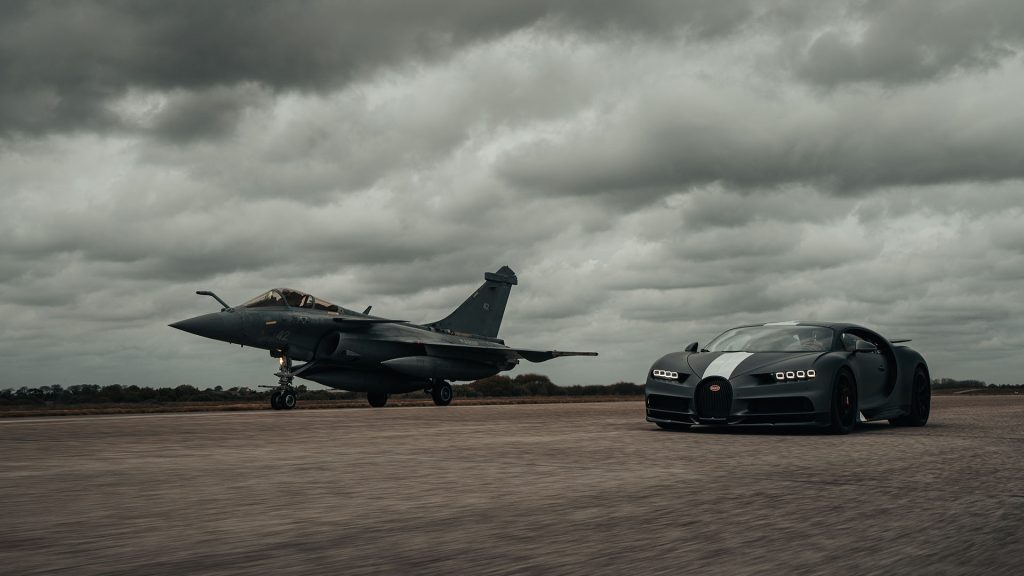 Bugatti Chiron Sport meets Dassault Rafale