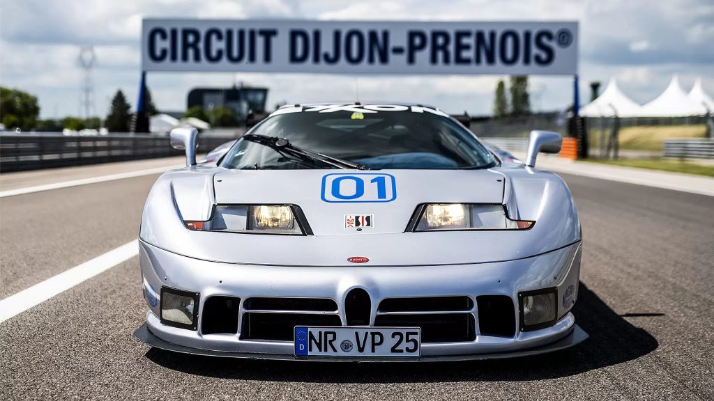 Two unique Bugatti EB110s