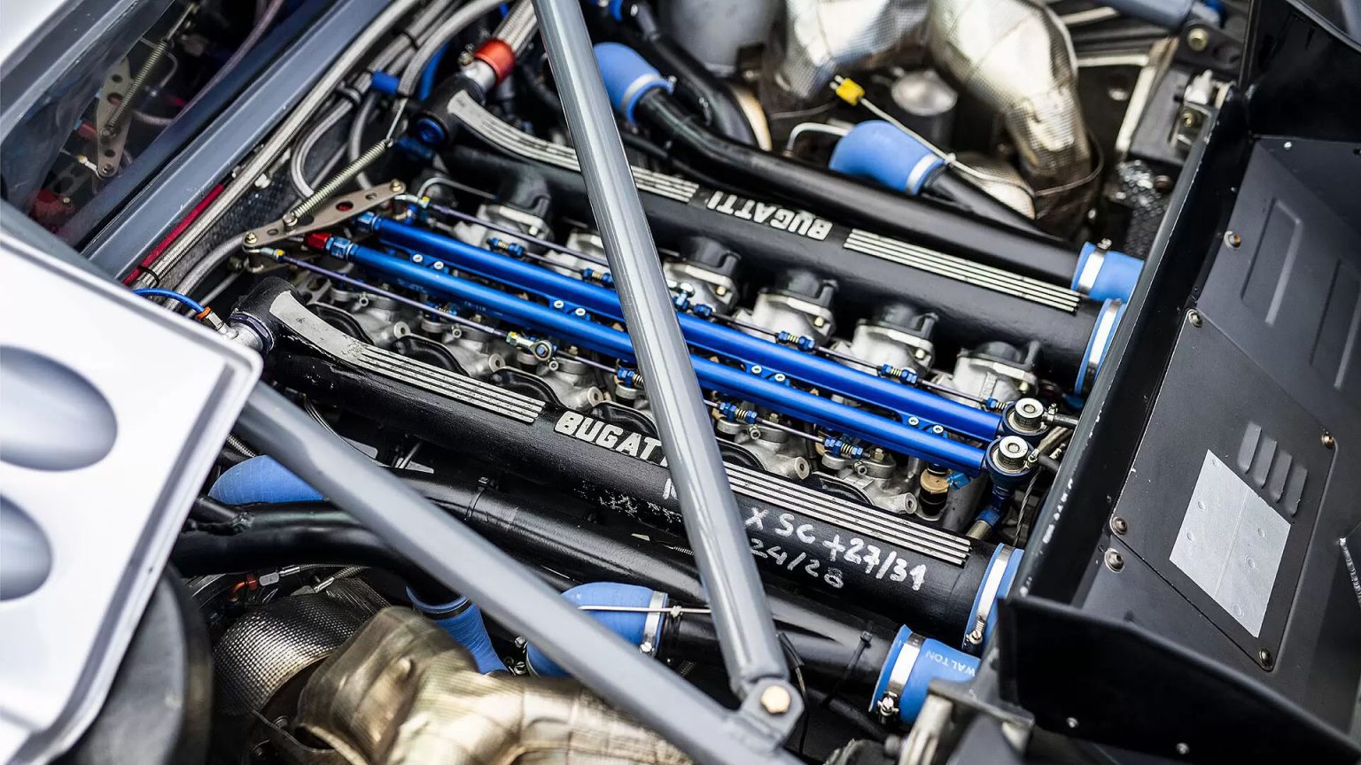 Two unique Bugatti EB110s