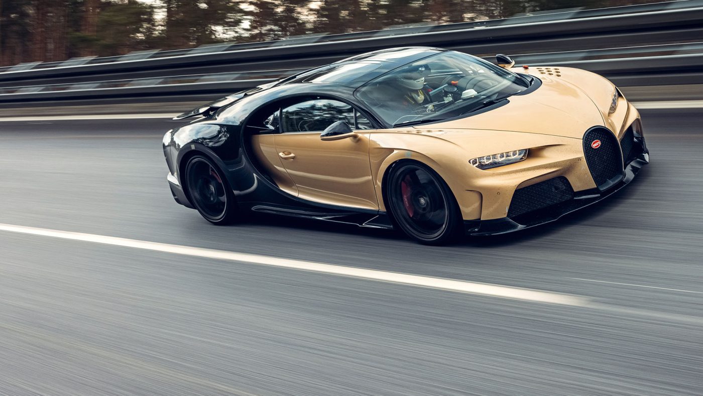 The Bugatti Chiron Super Sport, the world's fastest and most luxurious GT
