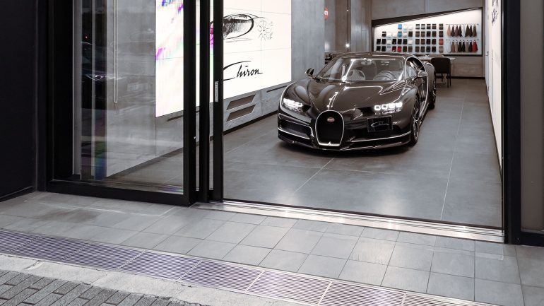 Bugatti's global dealer network