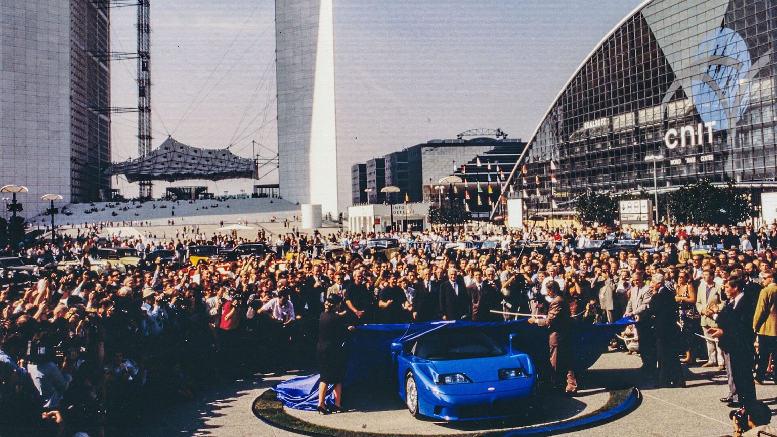 The Bugatti EB110, the super sports car of the 1990s