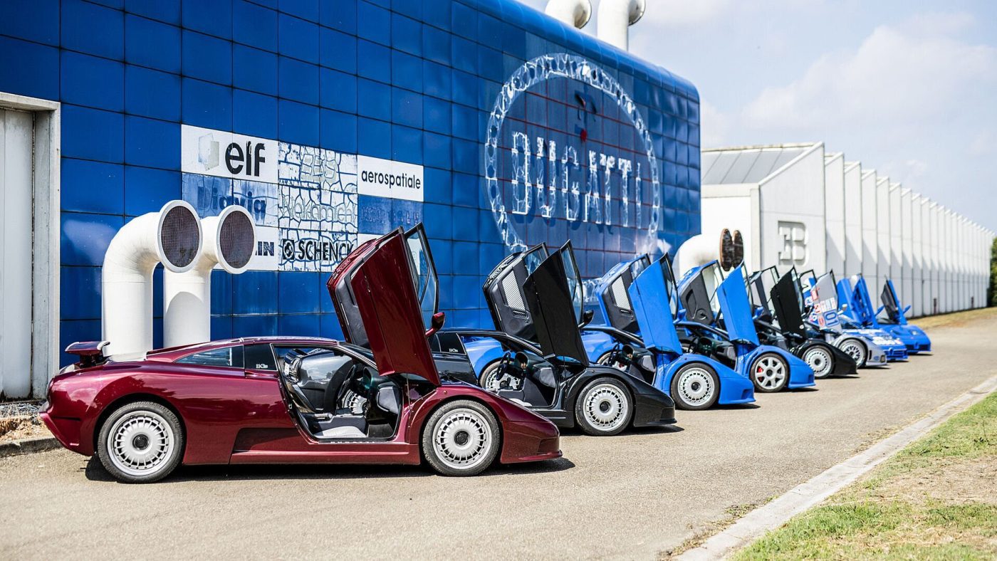 The Bugatti EB110, the super sports car of the 1990s