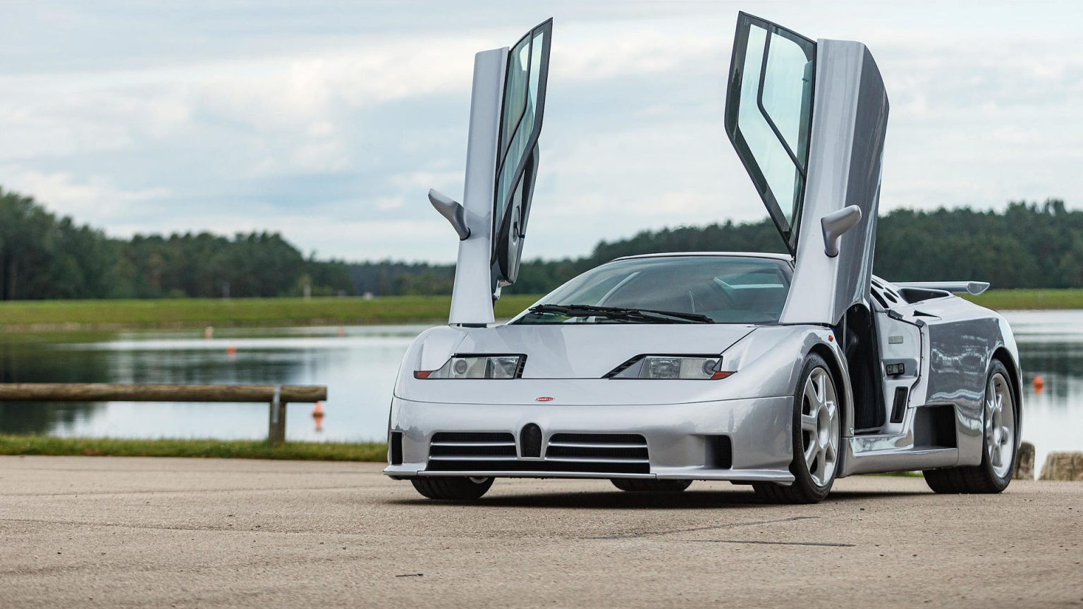 One of 30 Bugatti EB110 SS