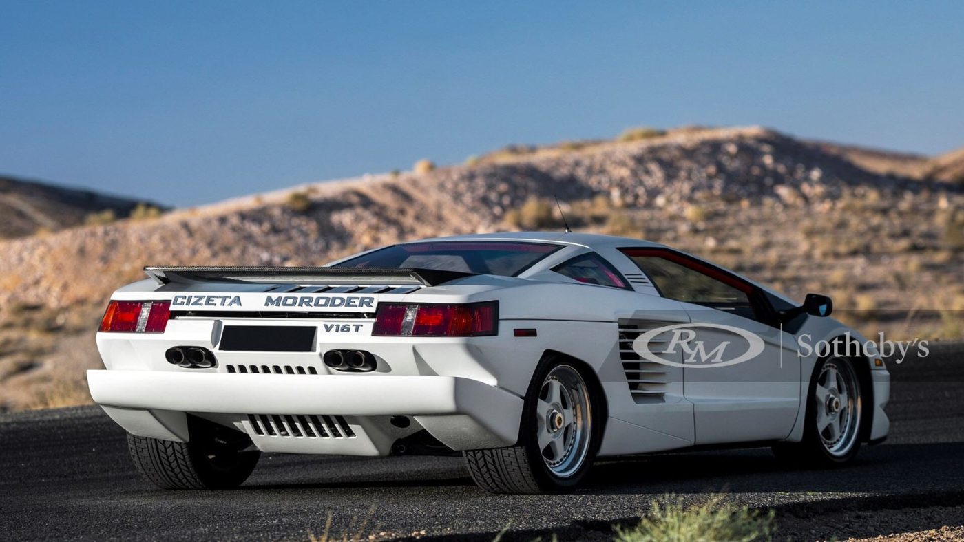 FOR SALE: Cizeta-Moroder V16T prototype is for sale