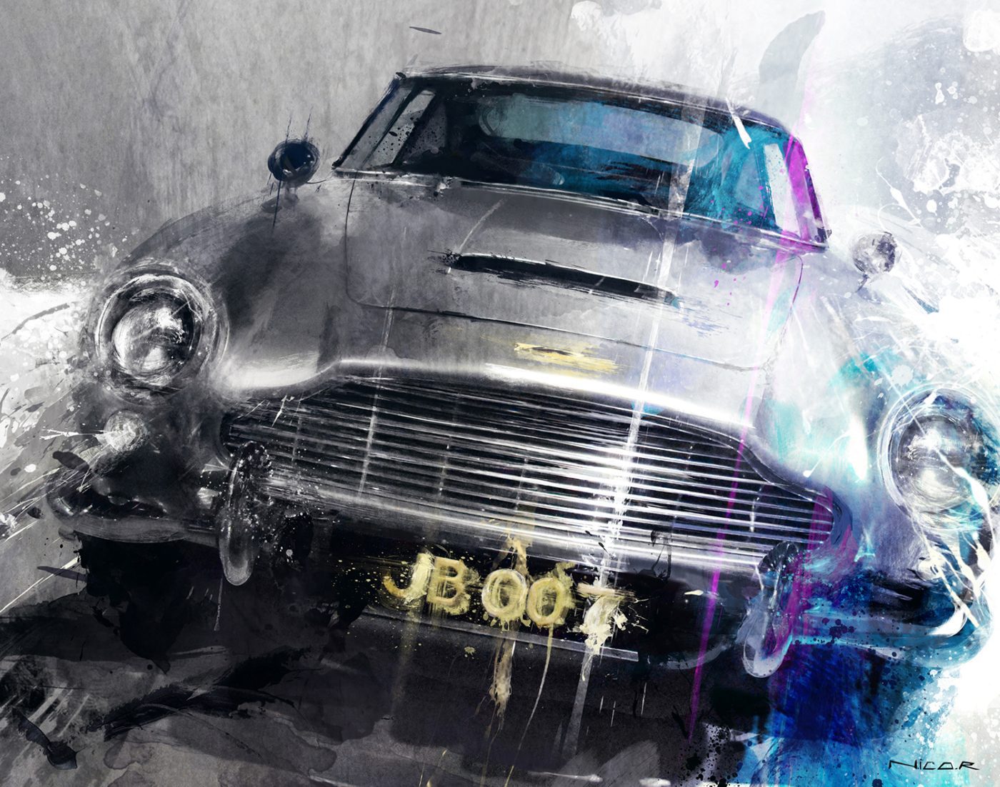 Automotive Art – Nicolas Rousselet's Goldfinger