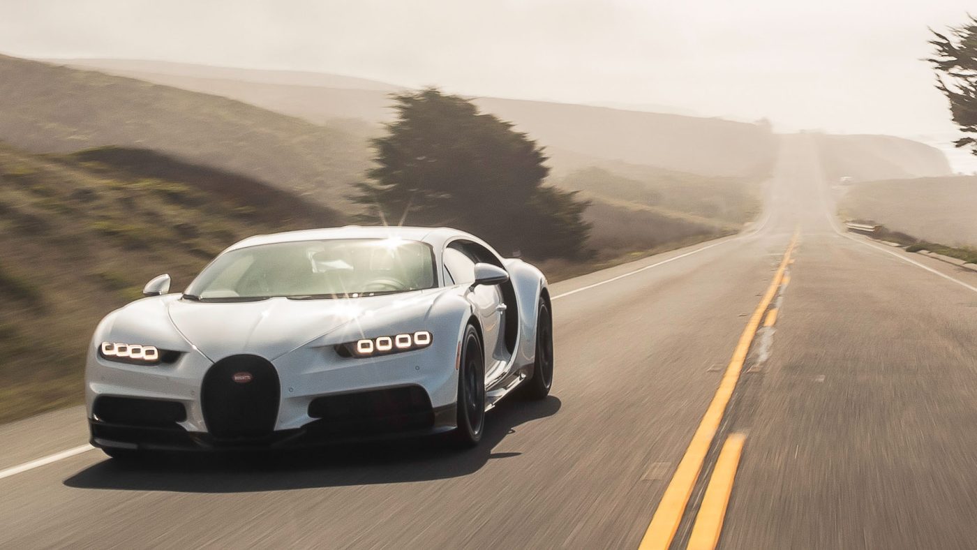 Sightseeing Coastal California in a Bugatti