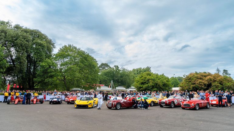 Goodwood Festival of Speed (2022) - Ferrari Celebrated their 75th ...