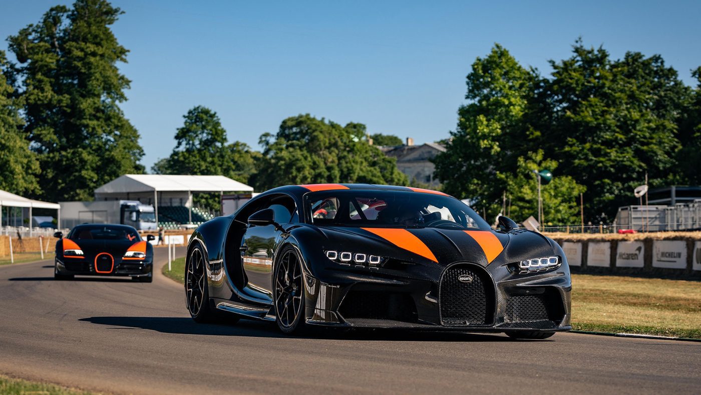 Goodwood Festival of Speed (2022) - Bugatti's Three Record-Setting Cars