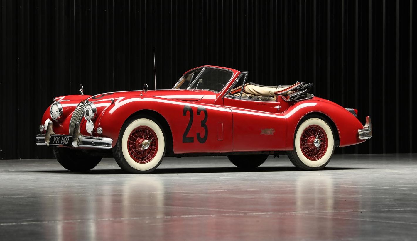 Ex-Cunningham/McCluggage Jaguar XK140 to be Sold