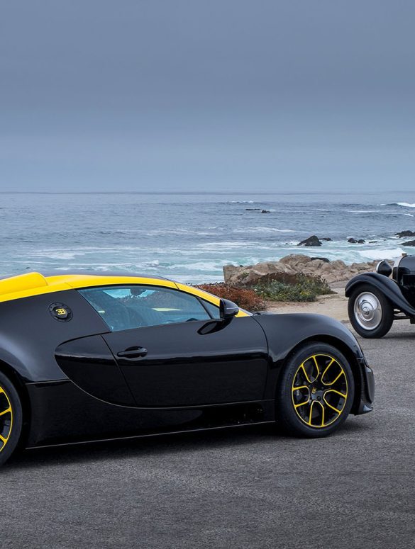 Timeless Bugatti color: black and yellow