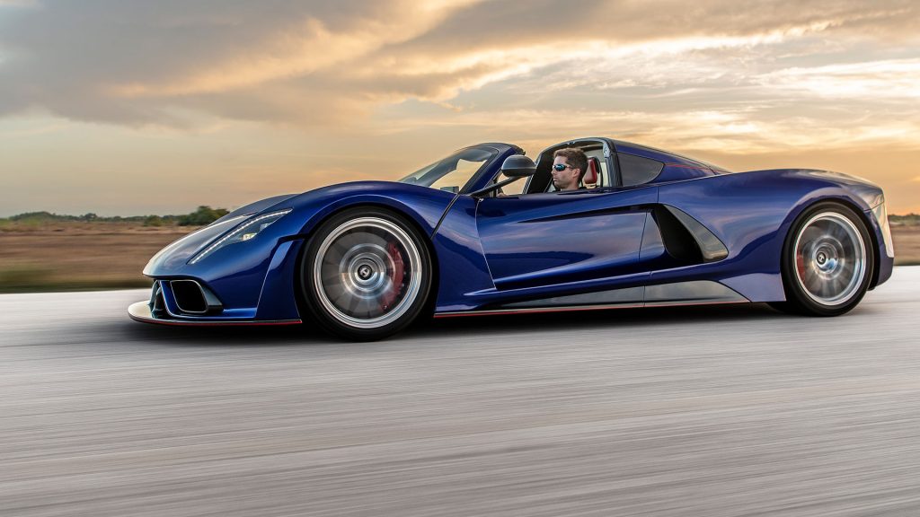 The Hennessey Venom F5 Roadster