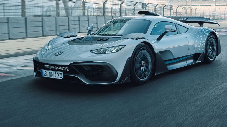 The Mercedes-AMG One first drives, but not in the US