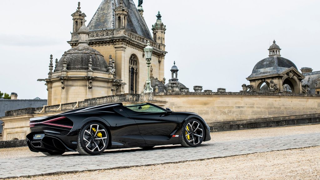 European debut of the Bugatti Mistral