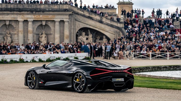 European debut of the Bugatti Mistral