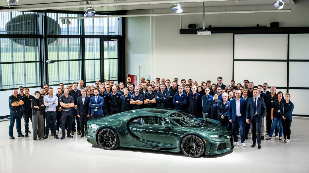 Bugatti Chiron #400 is completed
